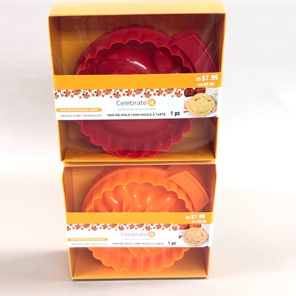 Celebrate It | Holiday | Celebrate It Thanksgiving Mini Pie Mold Bundle ...
